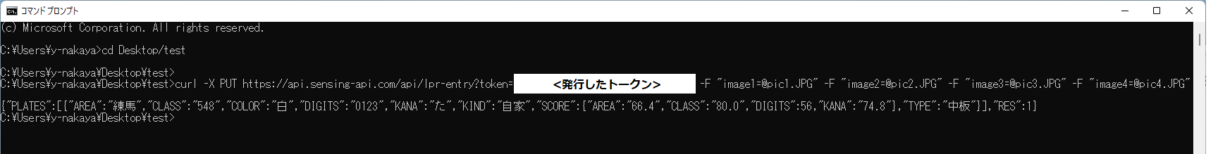 LPR API を使ってみる ~②複数枚の画像送信~ – EyeTech Sensing API
